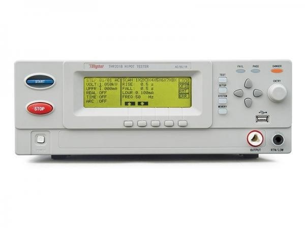 6 Kv Hipot Insulation Tester AC/DC 240x64 Dot Matrix Graphic LCD Display